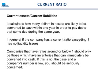 Balance sheet analysis | PPT