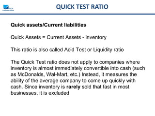 Balance sheet analysis | PPT