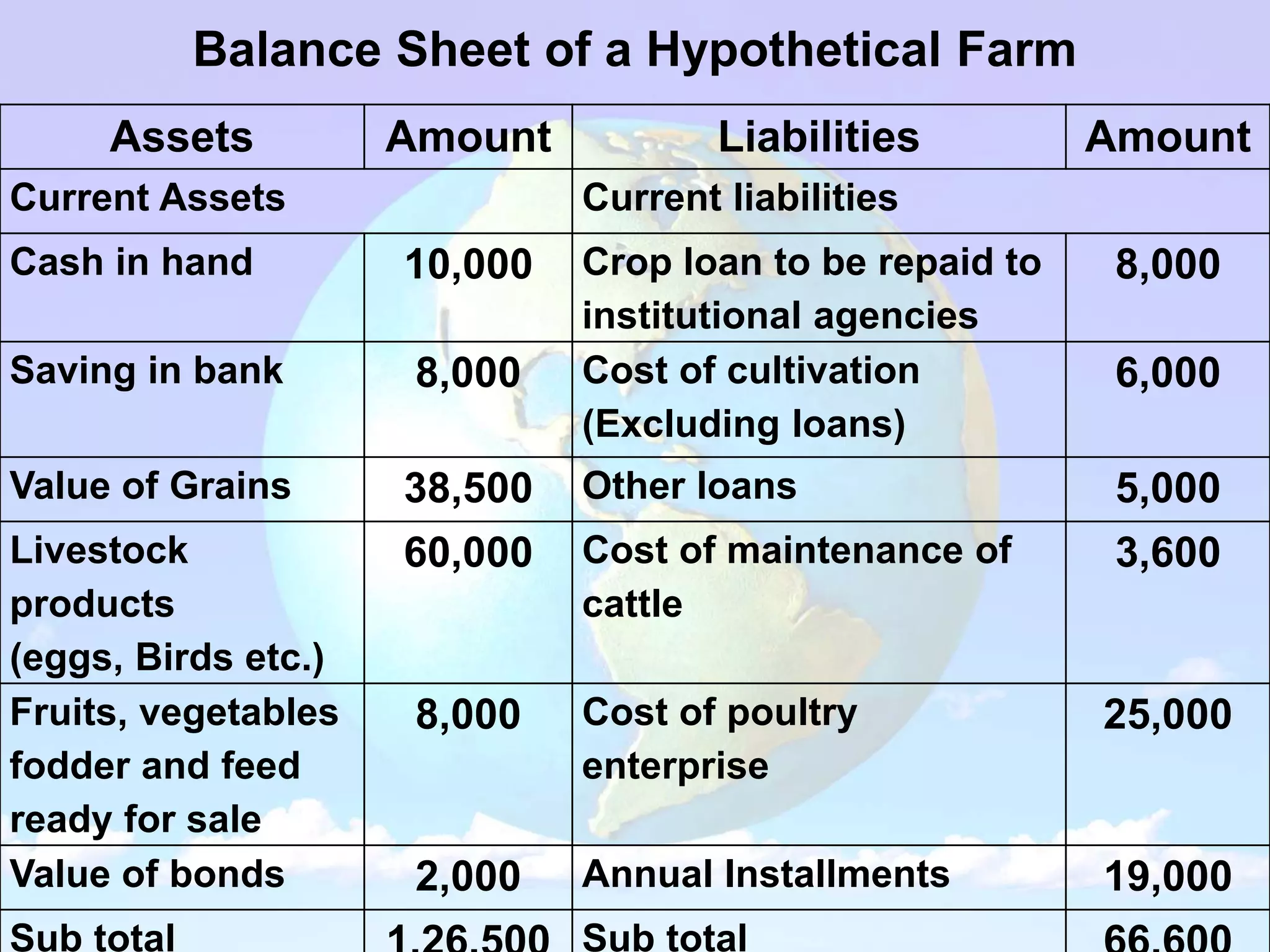 Balance sheet & Income statement | PPTX