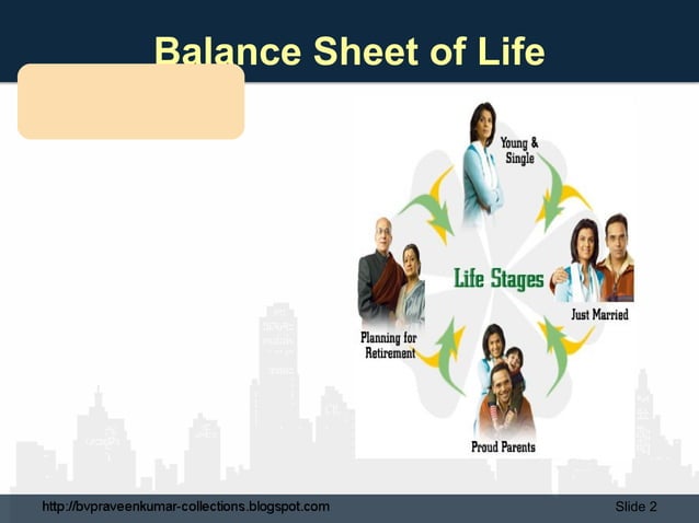 Balance sheet of life | PPT