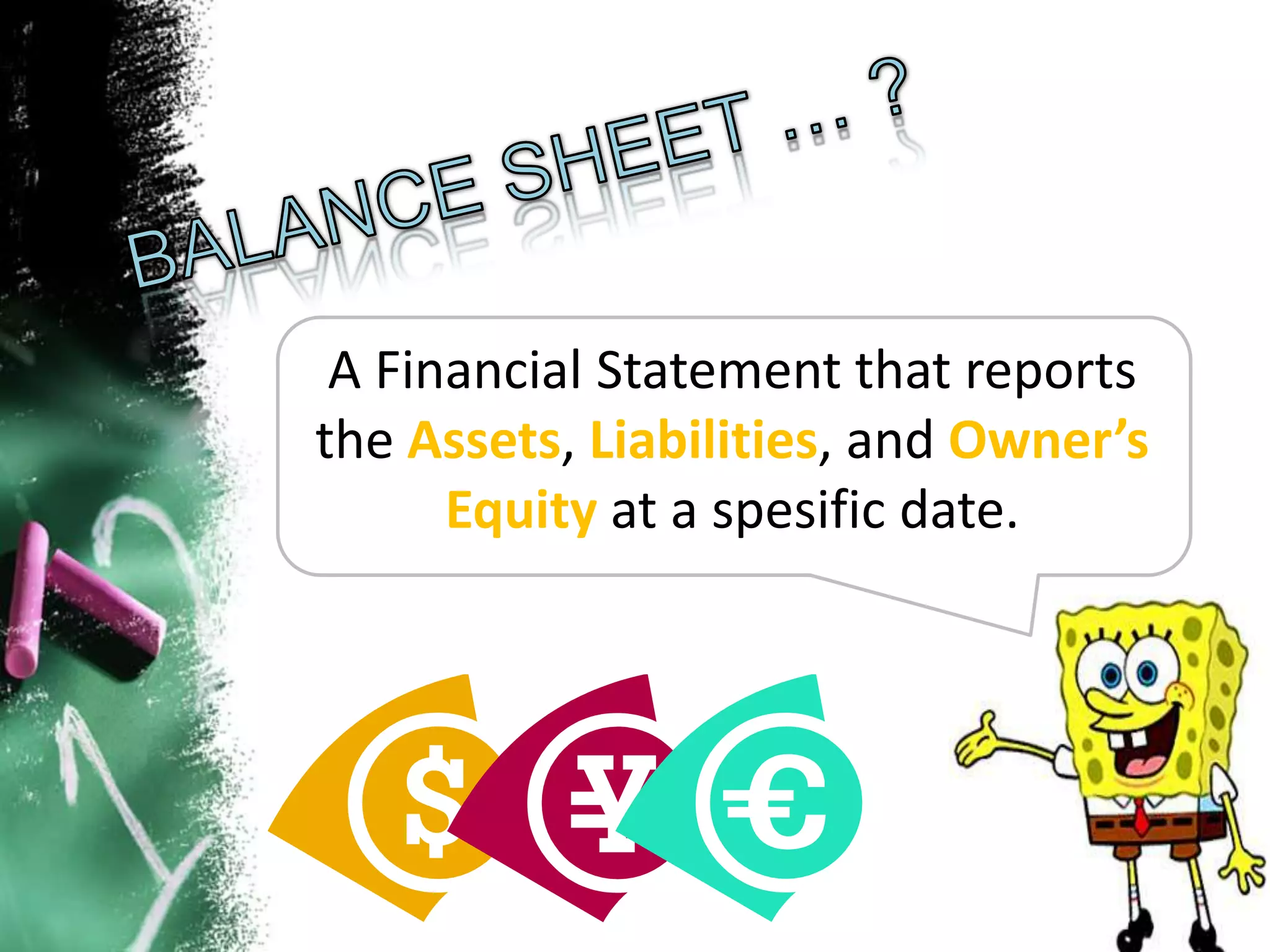 Balance sheet | PPT