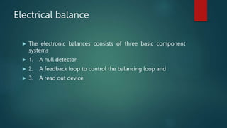 Weighing Balances | PPTX