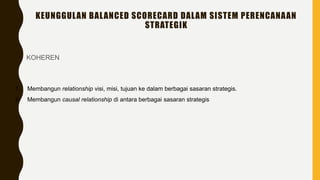 BSC (Balance Scorecard) Strategic Management | PPTX