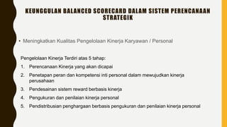 BSC (Balance Scorecard) Strategic Management | PPTX