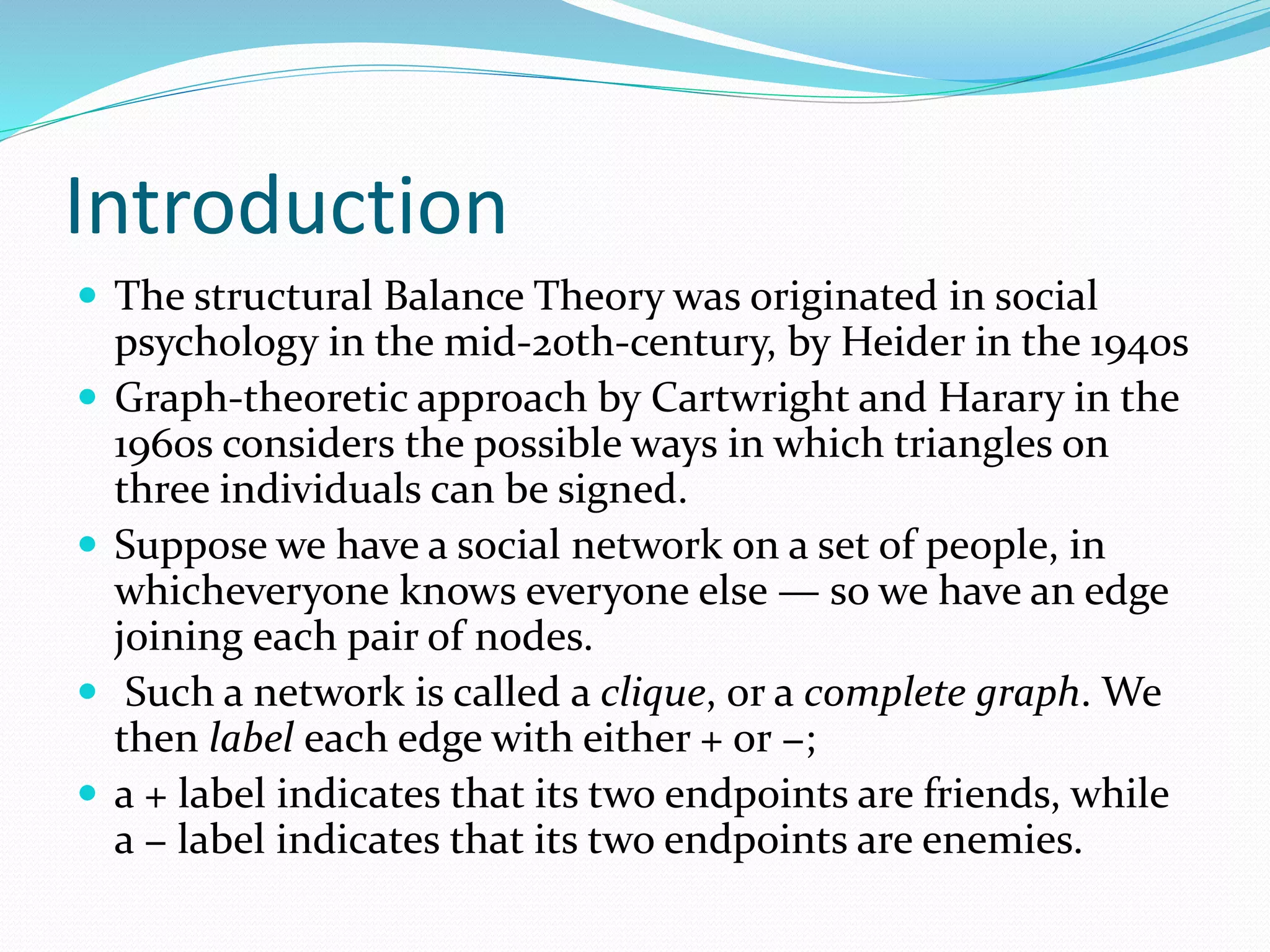 Balance theory | PPTX
