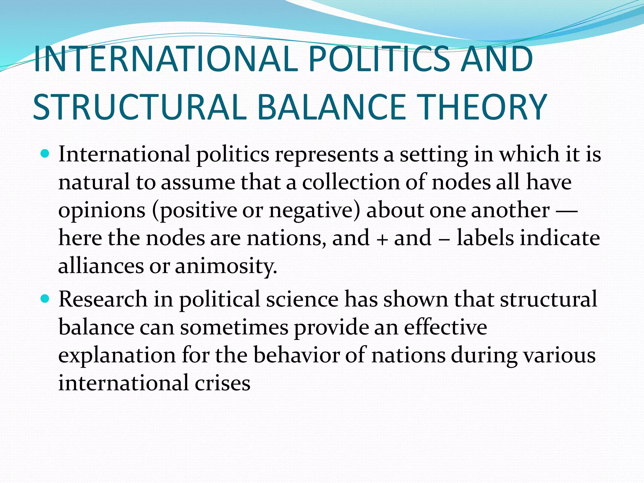 Balance theory | PPTX