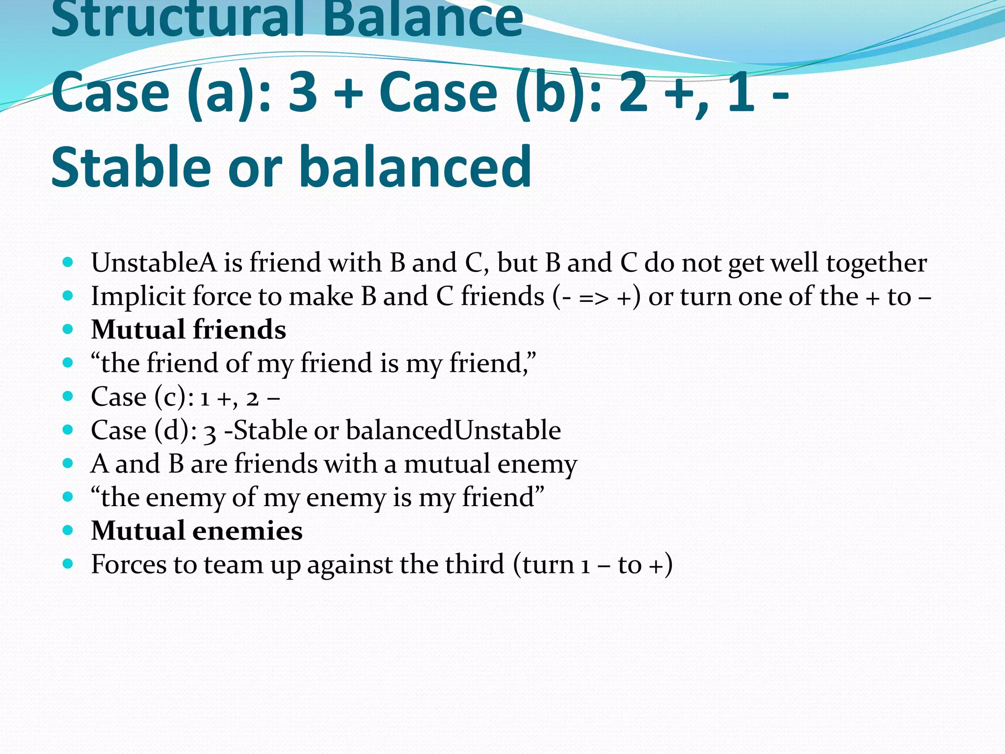 Balance theory | PPTX