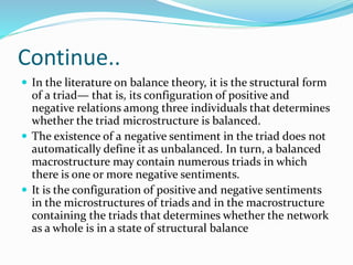 Balance theory | PPTX