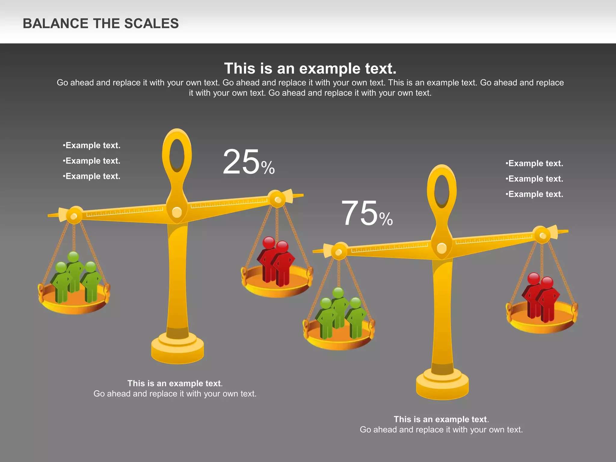 Balance the Scales Diagram (for PowerPoint and Google Slides) | PPTX