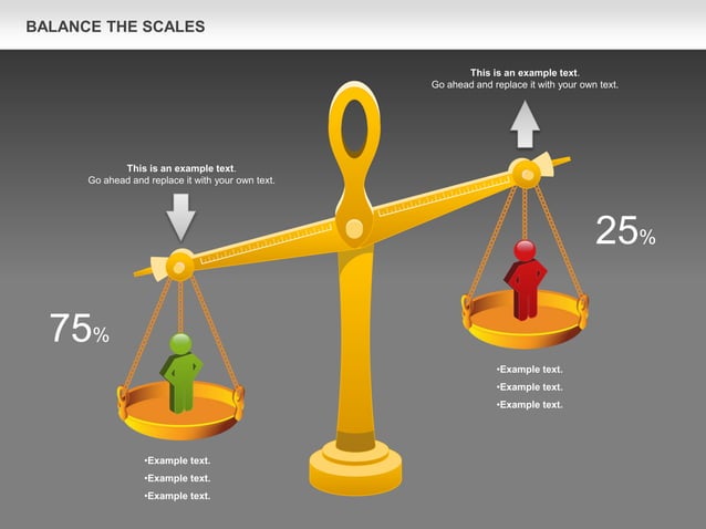 Balance the Scales Diagram (for PowerPoint and Google Slides) | PPTX