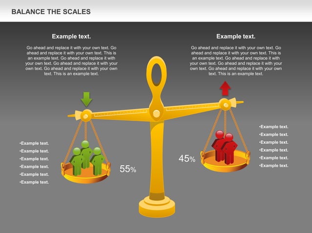 Balance the Scales Diagram (for PowerPoint and Google Slides) | PPTX