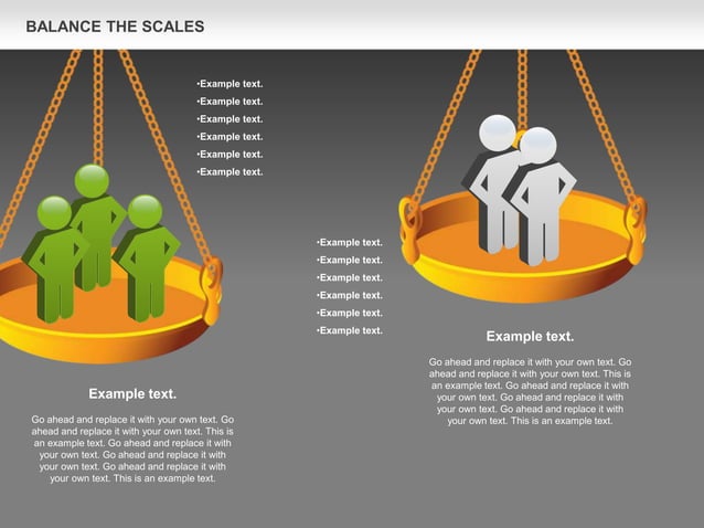 Balance the Scales Diagram (for PowerPoint and Google Slides) | PPTX