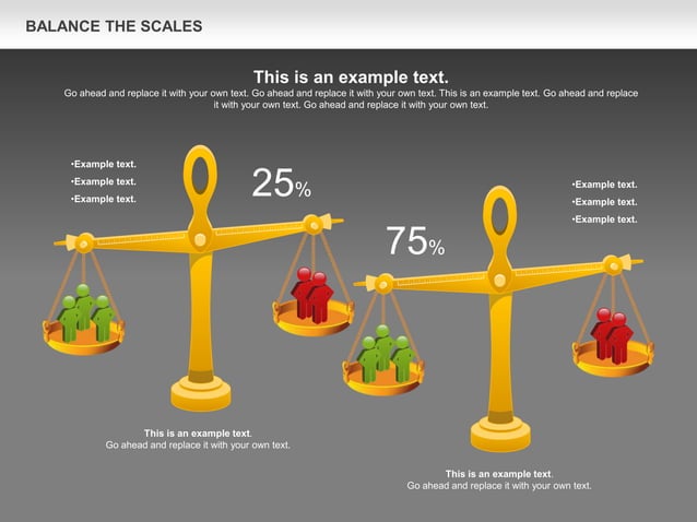 Balance the Scales Diagram (for PowerPoint and Google Slides) | PPTX