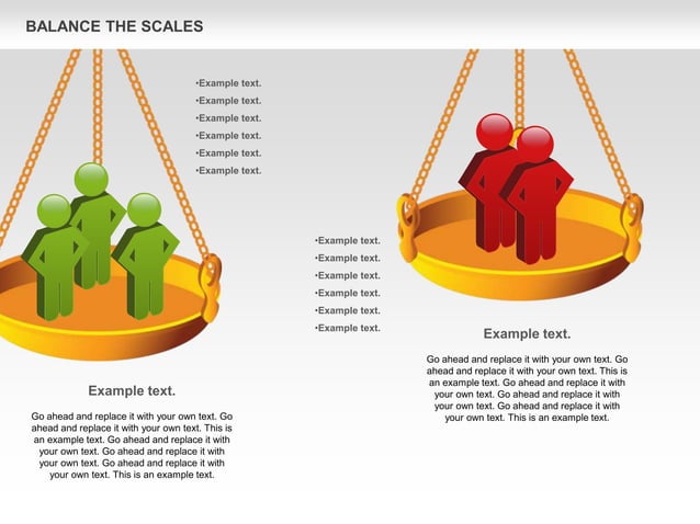 Balance the Scales Diagram (for PowerPoint and Google Slides) | PPTX