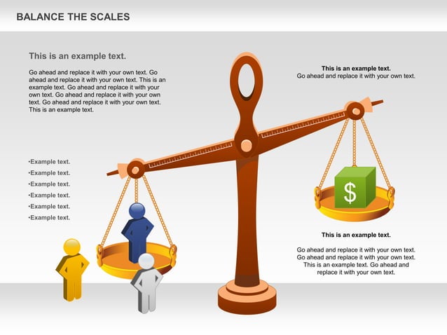 Balance the Scales Diagram (for PowerPoint and Google Slides) | PPT