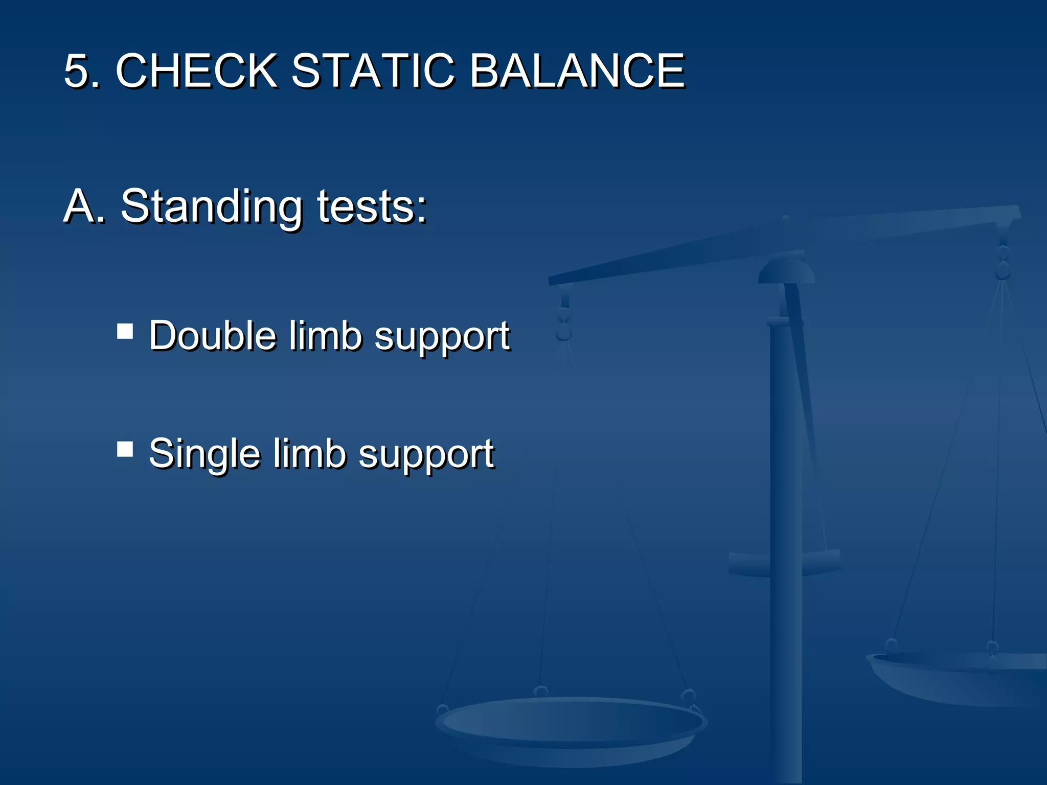 Balance Training | PPT