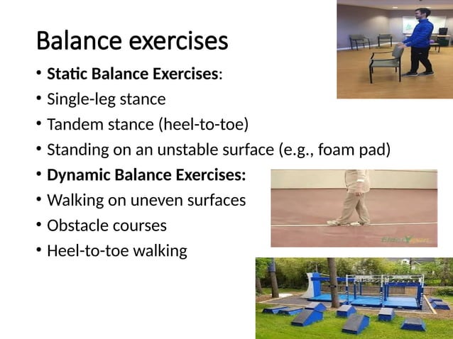 Balance training of elder people, its definition, importance and ...