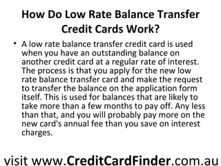 Balance transfer credit cards guide | PPT