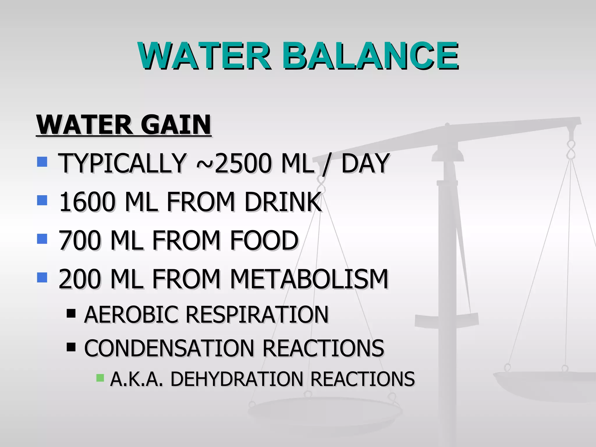 Balance{ Water} | PPT