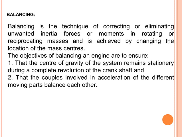 Balancing | PPT | Physics | Science
