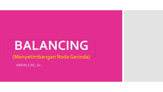 Balancing | PPT