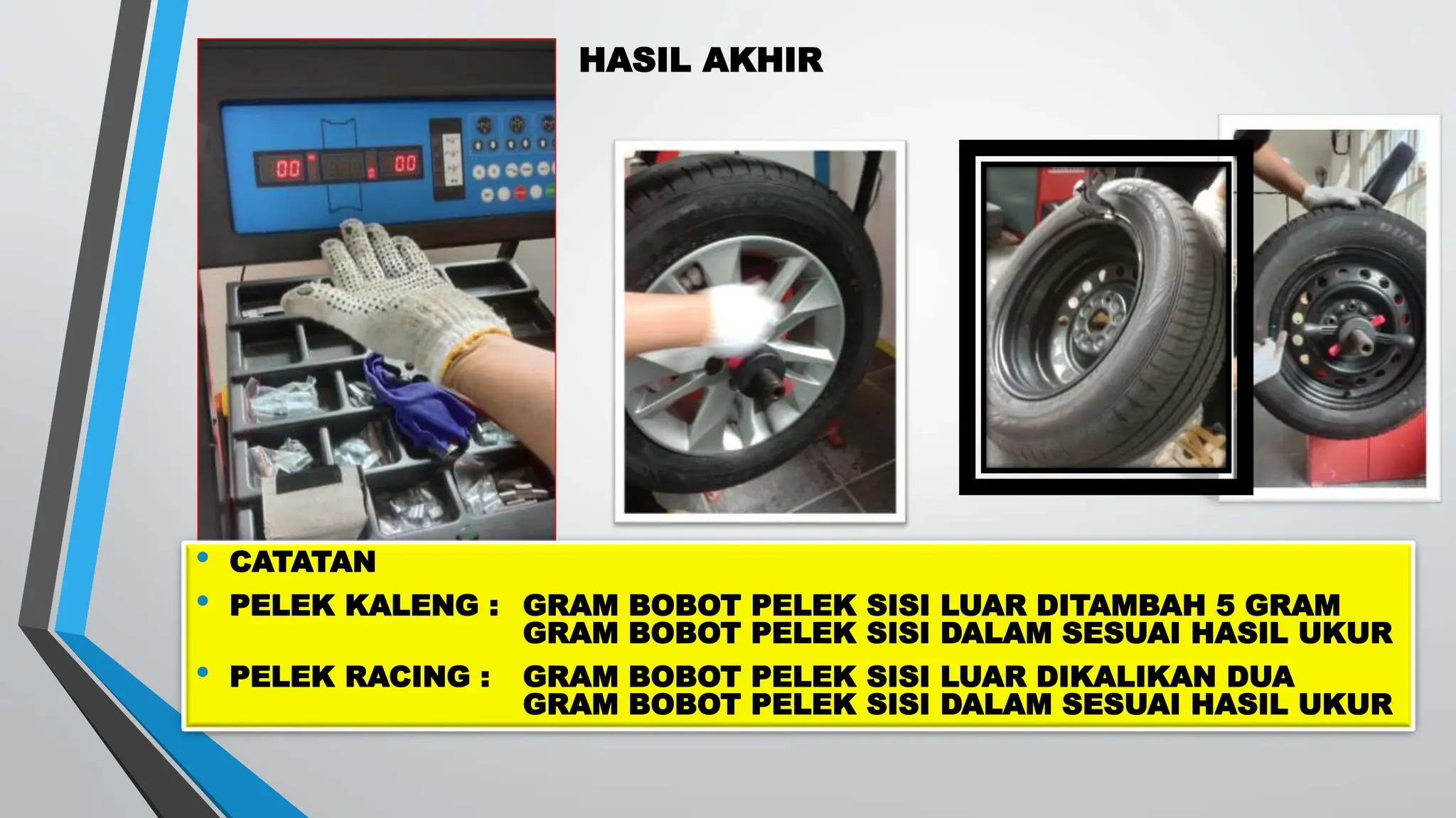 dinamic wheel balancer roda Teknik kendaraan ringan otomotif | PPTX