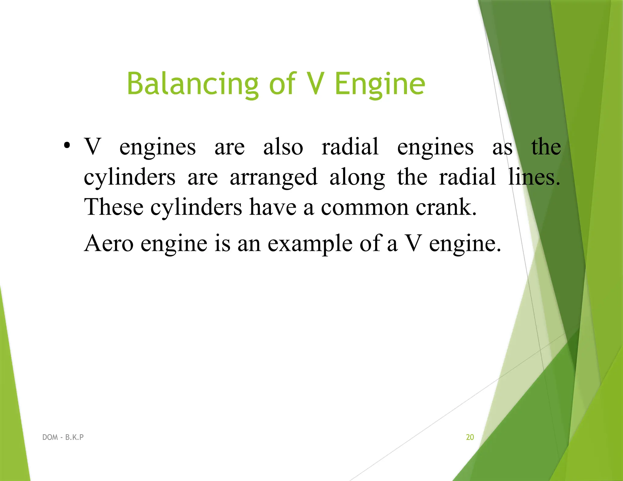 types of balancing in dynamics of machine | PPT