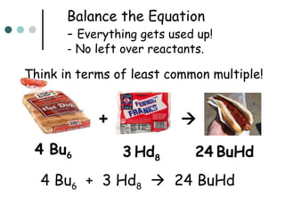 Balancing Chemical Equasions | PPT