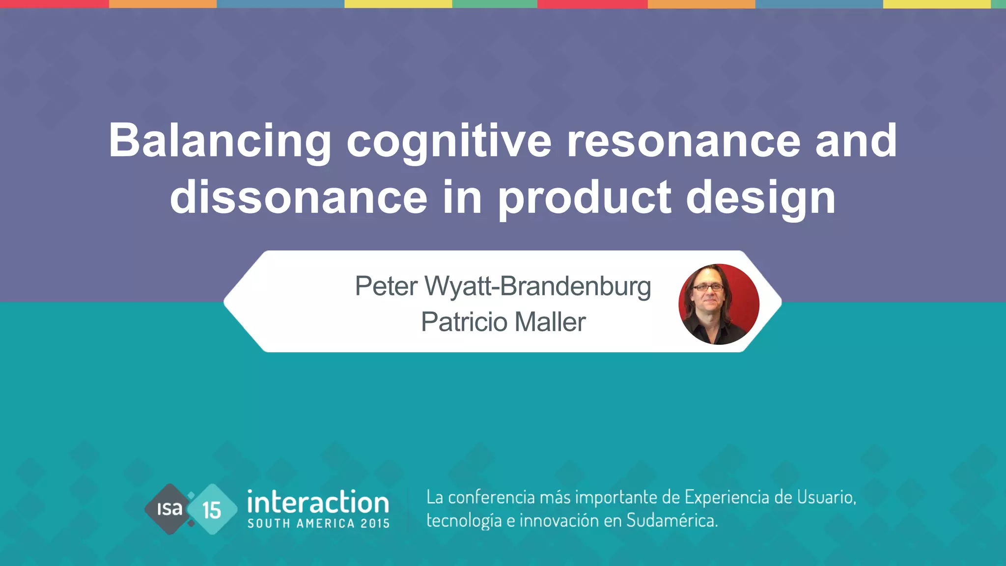 Balancing cognitive resonance and dissonance in product design | PPT