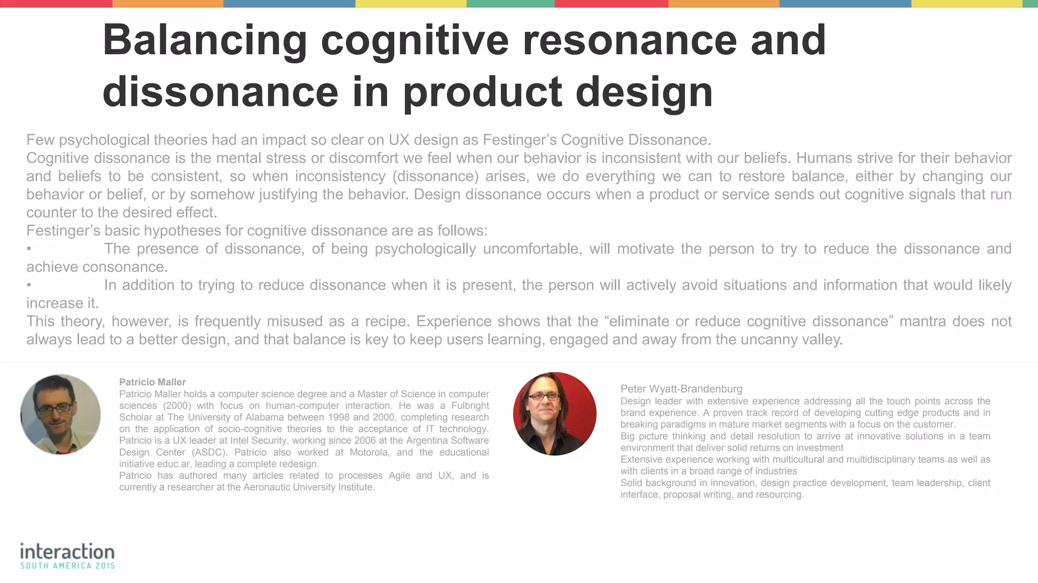 Balancing cognitive resonance and dissonance in product design | PDF