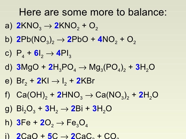 Balancing Equations 2 balancing-equations-2
