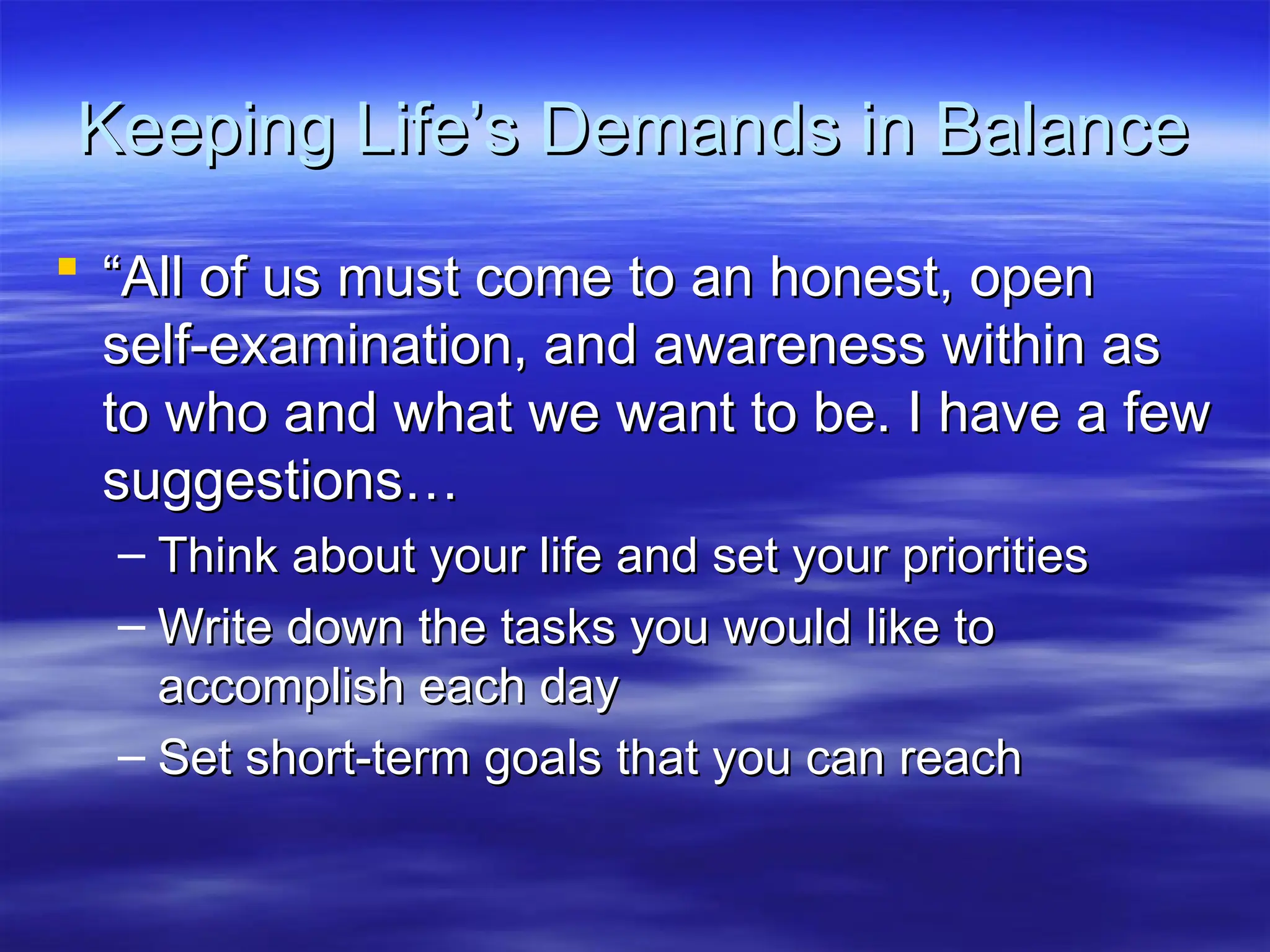 balancing[1].ppt how you balance life in a healthy & happy life | PPT