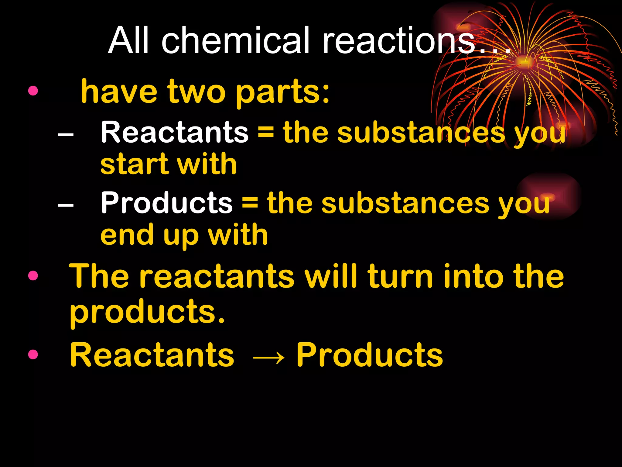 Balancing and reaction types | PPT