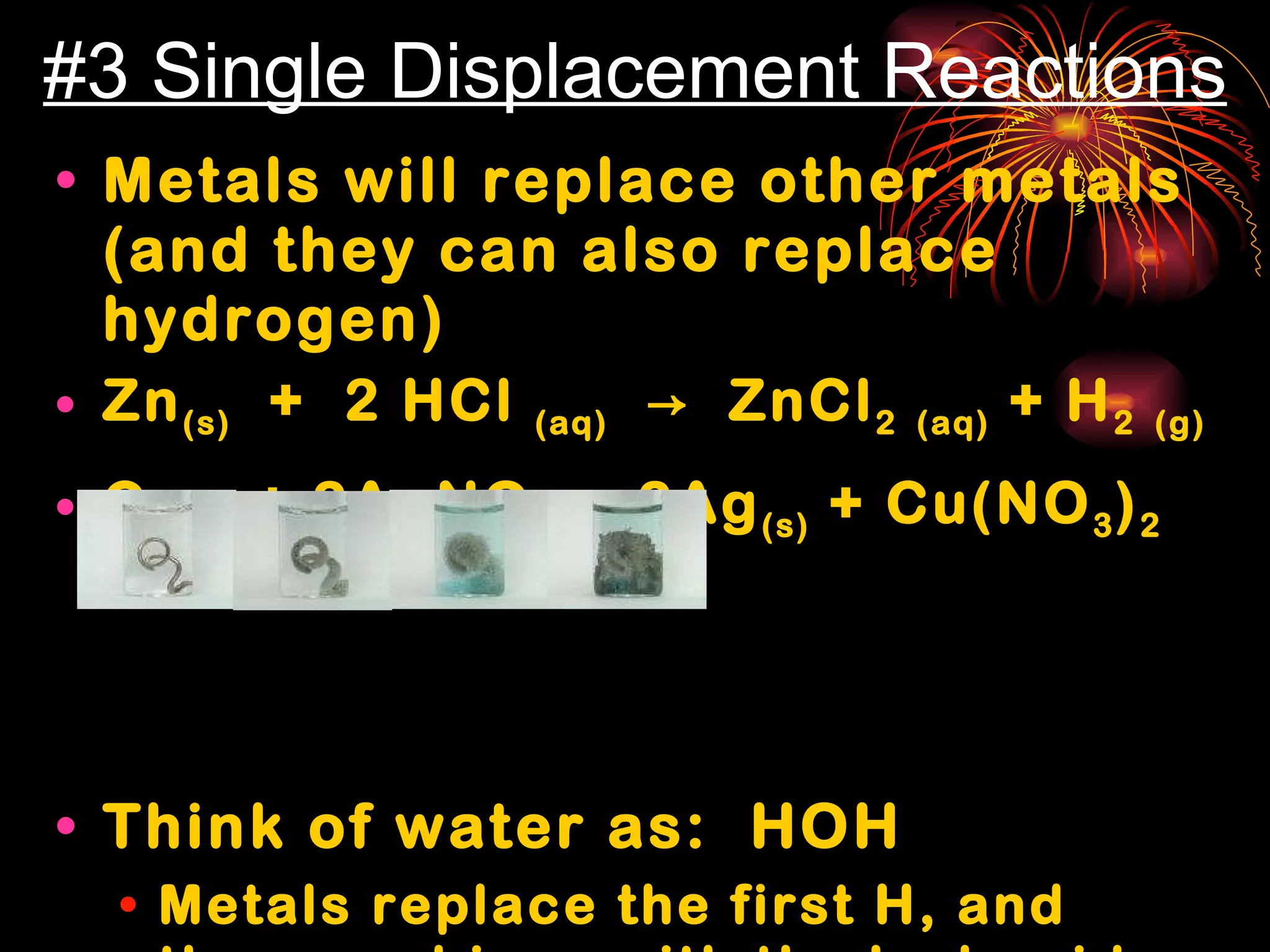 Balancing and reaction types | PPT