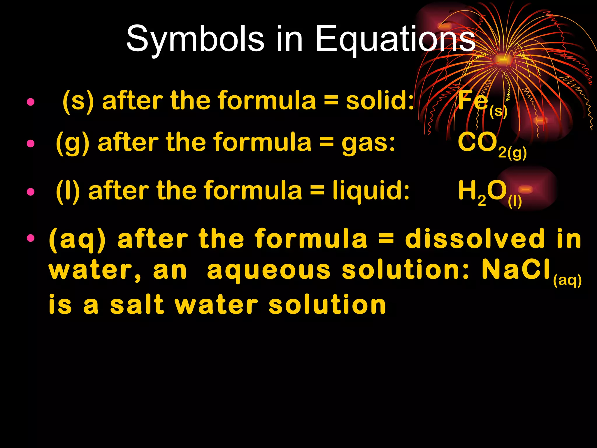Balancing and reaction types | PPT