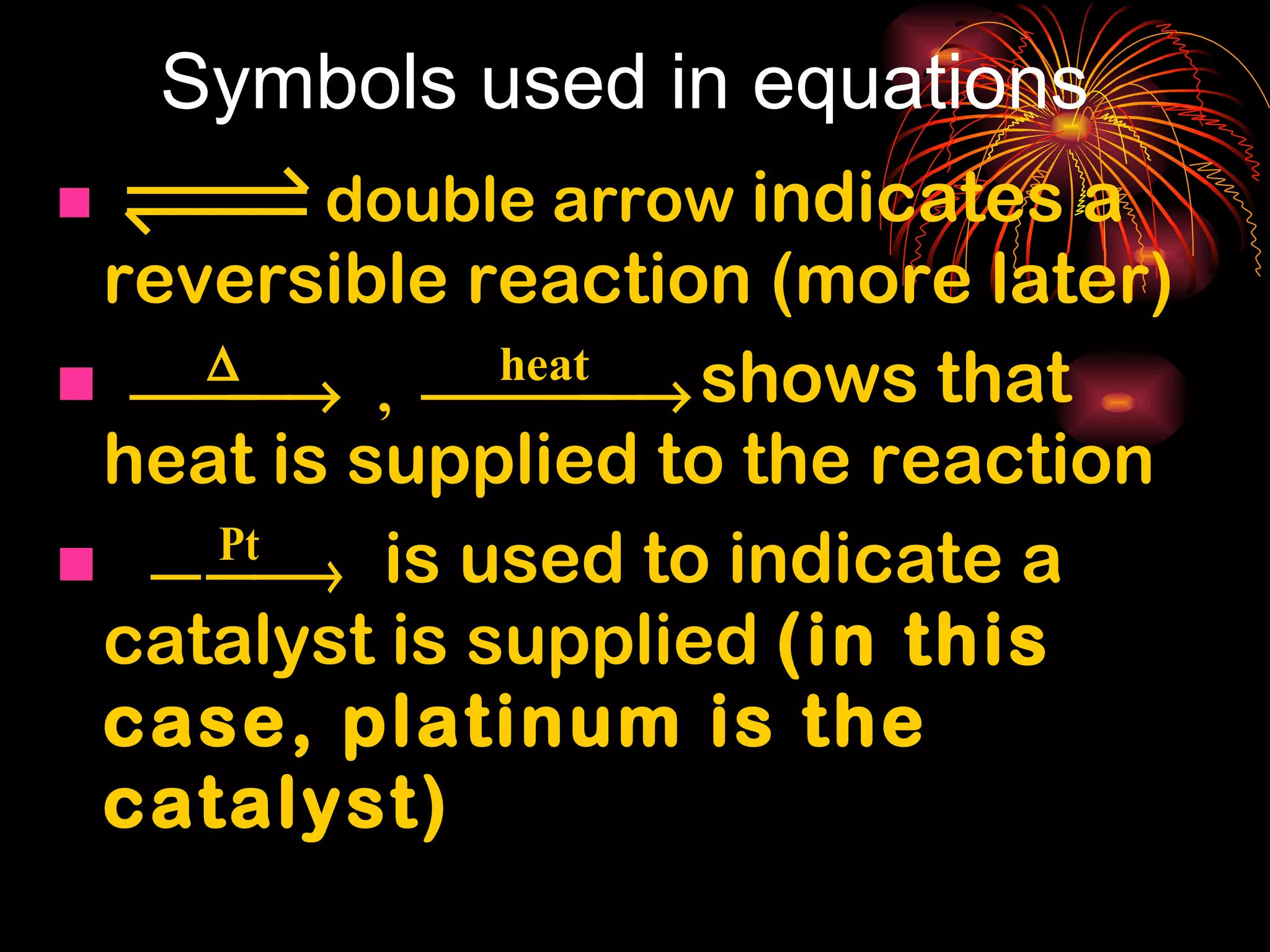 Balancing and reaction types | PPT