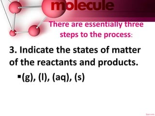 Balancing chemical equation | PPTX