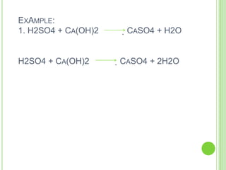 Balancing chemical equations | PPTX