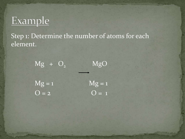 Balancing Chemical Equations Powerpoint General Chemistry 1 | PPT