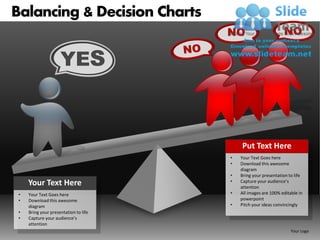 Balancing decision charts powerpoint presentation slides db ppt ...
