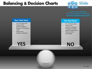 Balancing decision charts powerpoint presentation slides db ppt ...