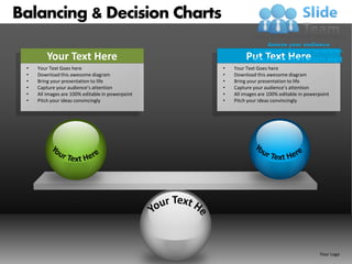 Balancing decision charts powerpoint presentation slides db ppt ...