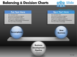 Balancing decision charts powerpoint presentation slides db ppt ...