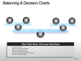 Balancing decision charts powerpoint presentation templates | PPTX ...