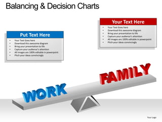 Balancing decision charts powerpoint presentation templates | PPTX ...