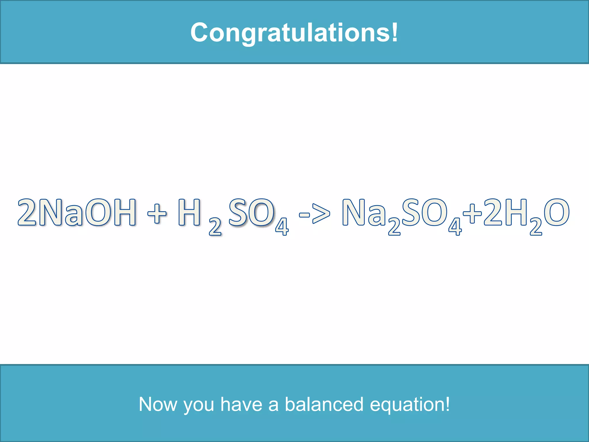 Balancing Equations | PPTX
