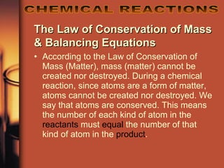 Balancing Equations | PPT