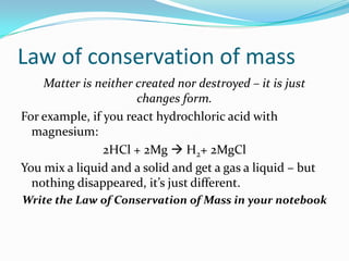 Balancing equations | PPTX | Chemistry | Science