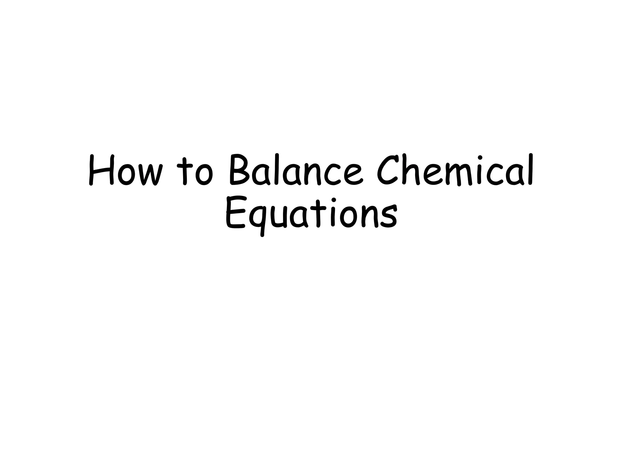 balancing equations.ppt