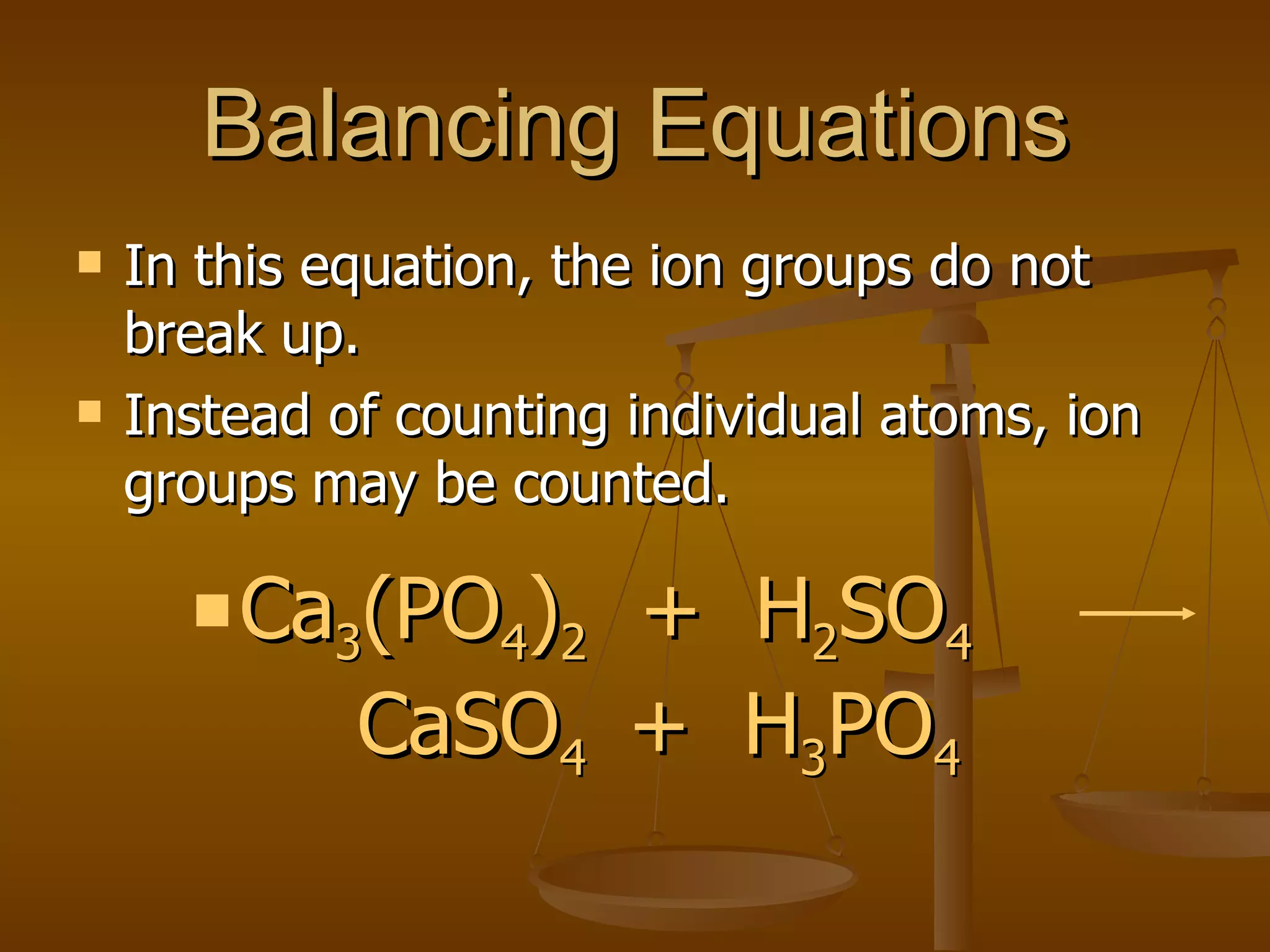 Balancing Equations #1 | PPT